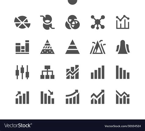 Charts V Ui Pixel Perfect Well Crafted Royalty Free Vector