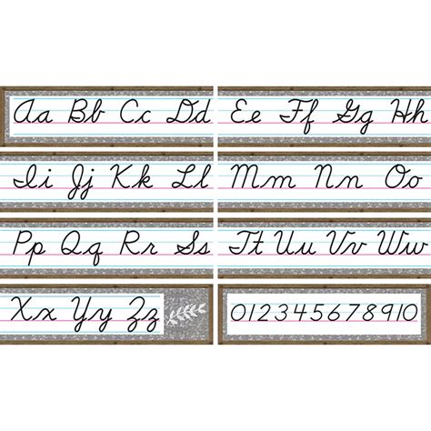 Home Sweet Classroom Cursive Mini Bulletin Board Set Tcr8884