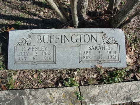 Charles Wesley Buffington 1852 1916 Monumento Find A Grave