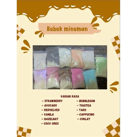 Jual Serbuk Minuman Shopee Indonesia