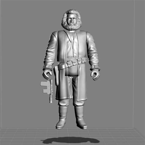 Stl File Vintage Star Wars Kenner Style Ront Byrnloo Action Figure ⭐・template To Download And 3d