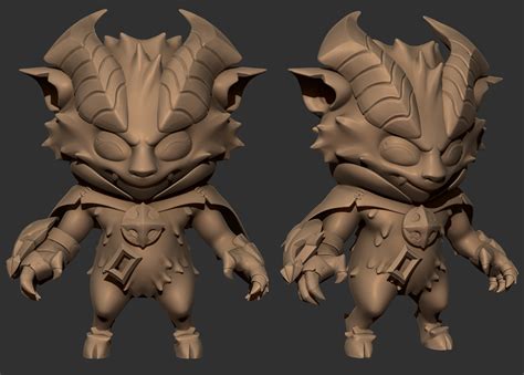 Demon Teemo League Of Legends Community Project With Vfx Anim Sound Voice — Polycount