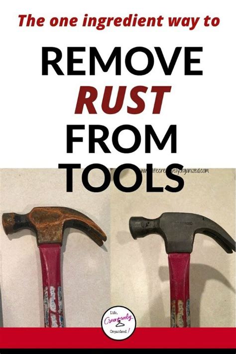 How To Remove Rust From Metal Tools Hometalk