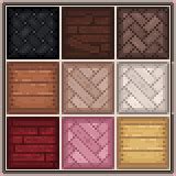 Pixel Wood Floor And Wall Tiles
