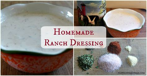 Homemade Farmhouse Ranch Dressing Recipe