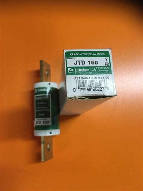 Littelfuse JTD 150 ID 150A 600V Class J Time Delay Fuse Daves Industrial Surplus LLC