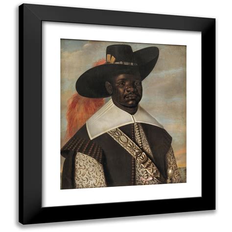 Albert Eckhout 12x14 Black Modern Framed Museum Art Print Titled Don