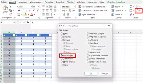 supprimer les lignes vides excel explication simple ionos