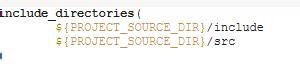 Cmake KDevelop C Says I Have A Missing Include File Stack Overflow