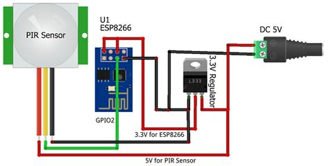 Iot Based Motion Detection Alarm Using Esp8266 And Blynk Iot Starters