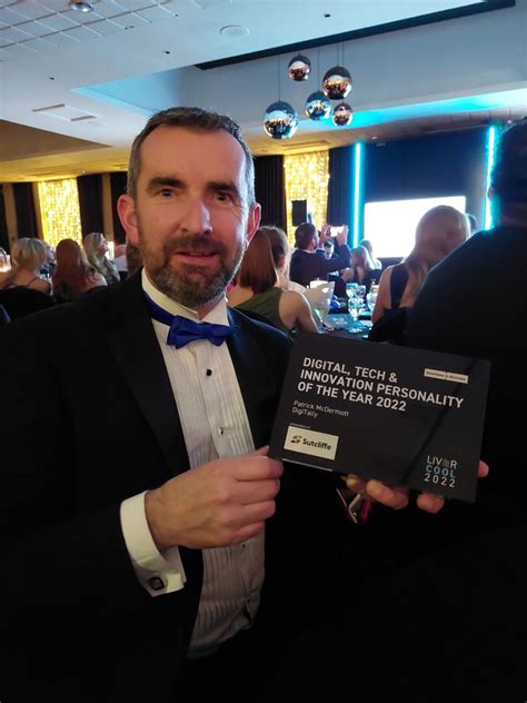Delighted To Represent Digitally And Receive The Digital Tech And Innovation Personality Of The