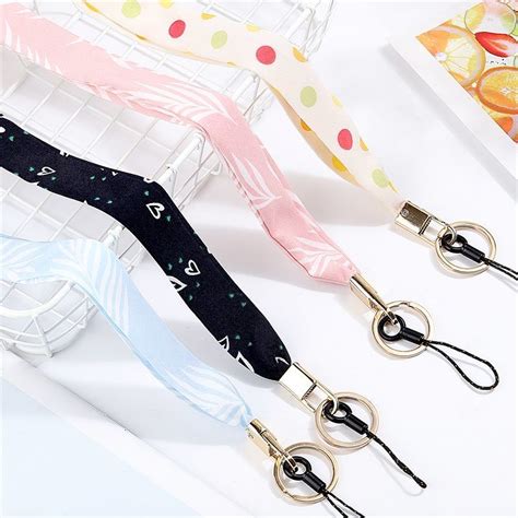 Mobile Phone Silk Scarf Lanyard Female New Style Hanging Neck Strong
