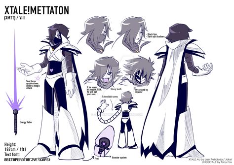 Xtale Mettaton Reference Sheet By Jakeiartwork On Deviantart