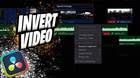 How To Invert Video In Davinci Resolve Easy Tutorial Youtube