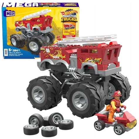 Конструктор Mega Bloks Hot Wheels Monster Truck - Пожарная машина 284 ...