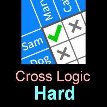 Cross Logic Hard Level 1 Answer Knights For Hire Puzzle Game Master