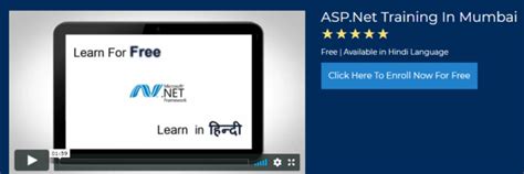 ASP Net Video Tutorials In Hindi For Free LearnVern Software Training Hardware Training