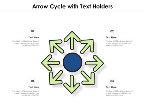 Arrow Cycle With Text Holders Ppt PowerPoint Presentation File Pictures PDF