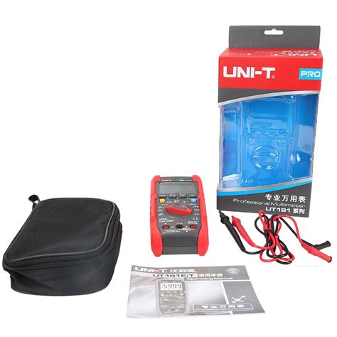 Uni T Tester Digital Multimeter Profesional Ut191t Ut191e True Rms Auto