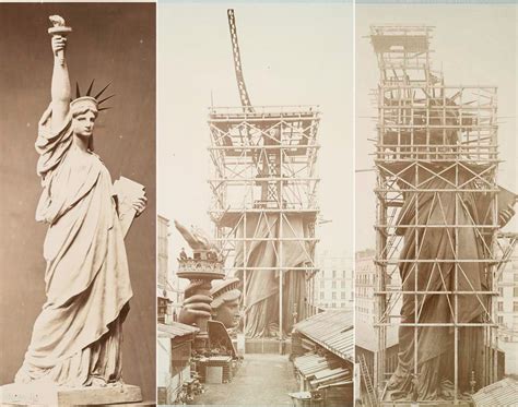 Statue Of Liberty Being Built