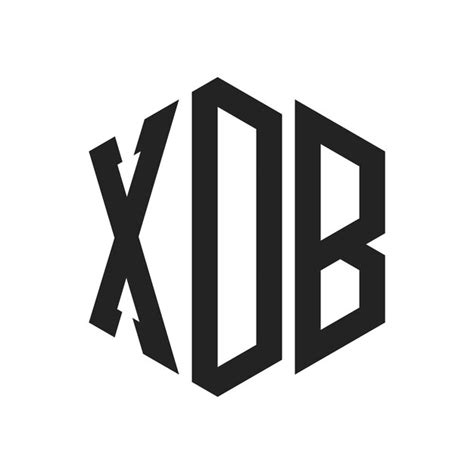 Premium Vector XDB Logo Design Initial Letter XDB Monogram Logo Using Hexagon Shape