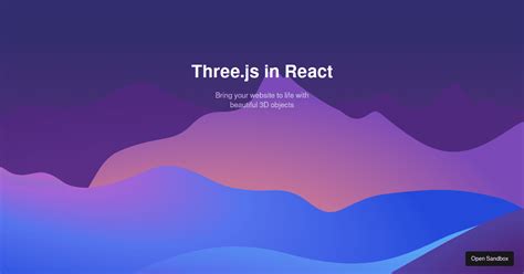 Threejs Final Codesandbox