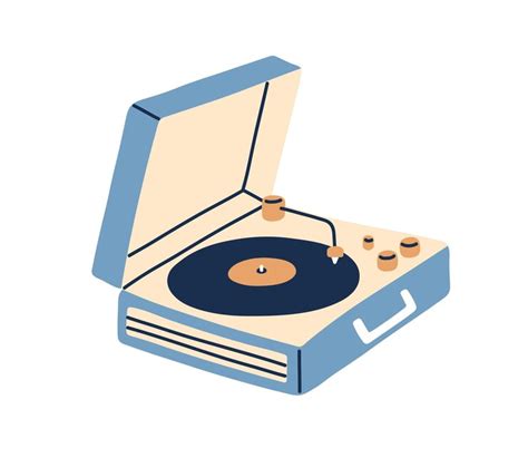 Tocadiscos Portátil Con Reproducción De Vinilo Tocadiscos De Música Retro En Maleta De Los Años