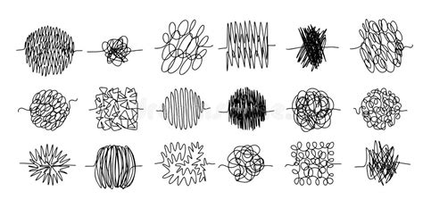 Confused Doodle Scribbles Stock Illustrations 119 Confused Doodle