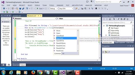 Append Data To A Text File Net Youtube