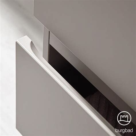 Burgbad Cube Vanity Unit 4 Pull Out Compartments Matt White