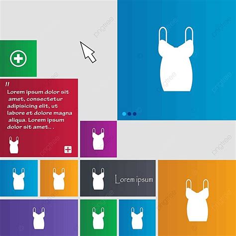 Vector Buttons For Modern Website Interface With Cursor Pointer