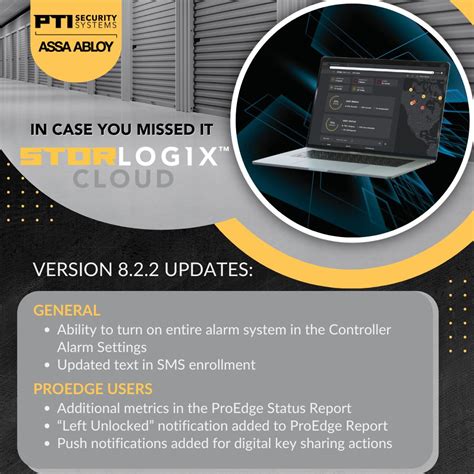 Pti Security Systems On Linkedin Productupdate Slc Cloudsoftware Selfstorage Ptisecurity
