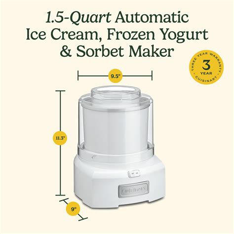 Frozen Yogurt Ice Cream And Sorbet Maker Cuisinart