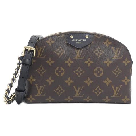 Louis Vuitton Monogram Bee Alma Chain Shoulder Bag Brown Cloth Ref