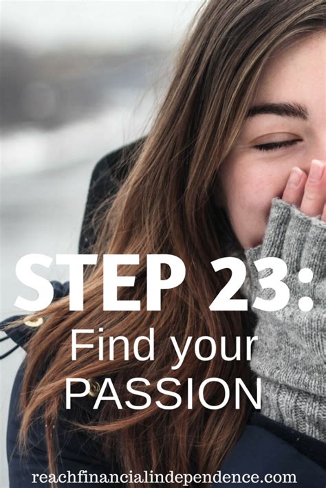 Step 23 Find Your Passion