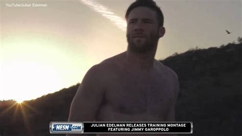 Julian Edelman Video Of Offseason Training With Jimmy Garoppolo Youtube