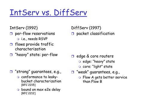 ppt intserv diffserv powerpoint presentation free download id