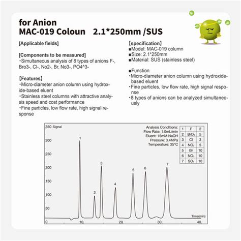 Anion Chromato Column Kaken Kagaku