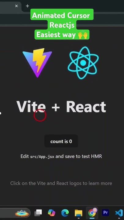 Animated Cursor Javascript Coding Code Reactjs Css Youtube