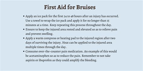 First Aid For Bruises 4 Effective Relief Tips First Aid For Free
