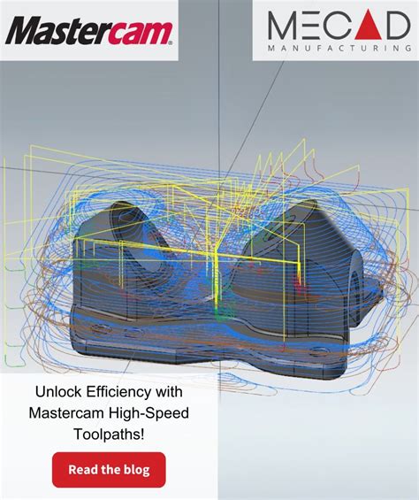 Mastercam Cncprogramming Highspeedmachining Manufacturing Efficiency Mecad Manufacturing