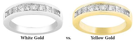 White Gold White Gold Vs Yellow Gold