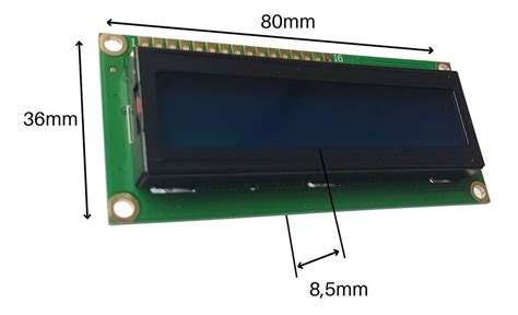 display lcd 16x2 backlight azul smartcomp seu fornecedor confiável