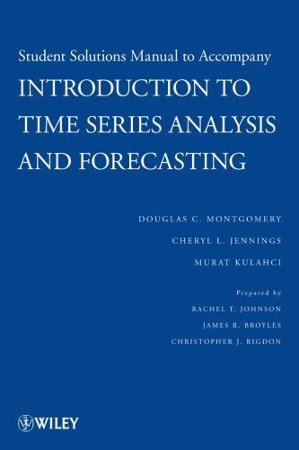 Introduction To Time Series Analysis And Forecasting Solutions Manual