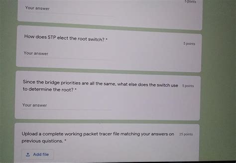 Solved Lab 3 Spanning Tree Protocol Cable A Network Chegg Com
