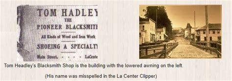 Mayor Tom Headley La Center Historical Museum