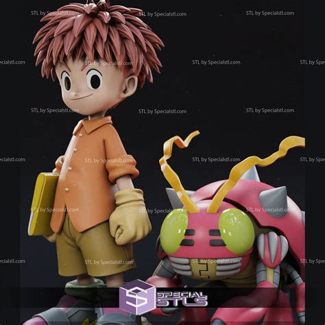 Izzy And Tentomon Digimon Specialstl