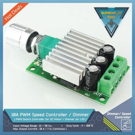 Jual 1210bk 10a Variable Pwm Speed Controller Dc Motor Led Dimmer 12