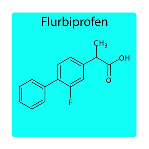 Phenylbutazone Molecular Flat Skeletal Structure Nsaid Drug Used Treat