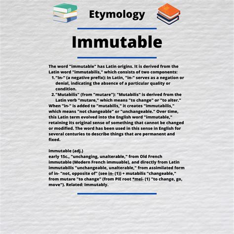 Immutable Definition